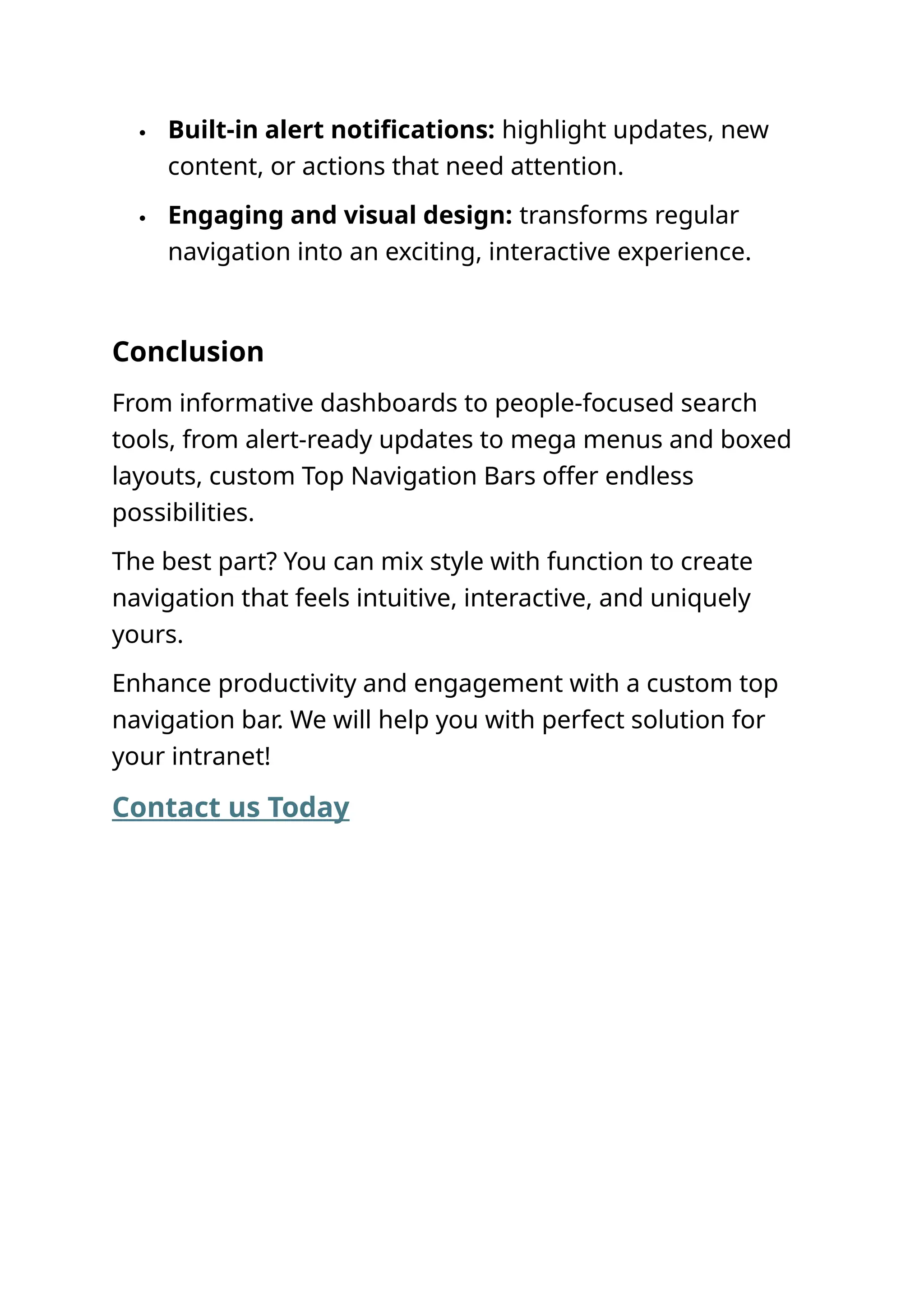 Modern SharePoint Custom Top Navigation Web Part: Boost UX and Productivity | DOCX