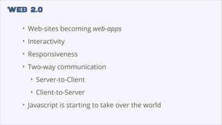 Modern Webapps | PDF | Web Development | Internet