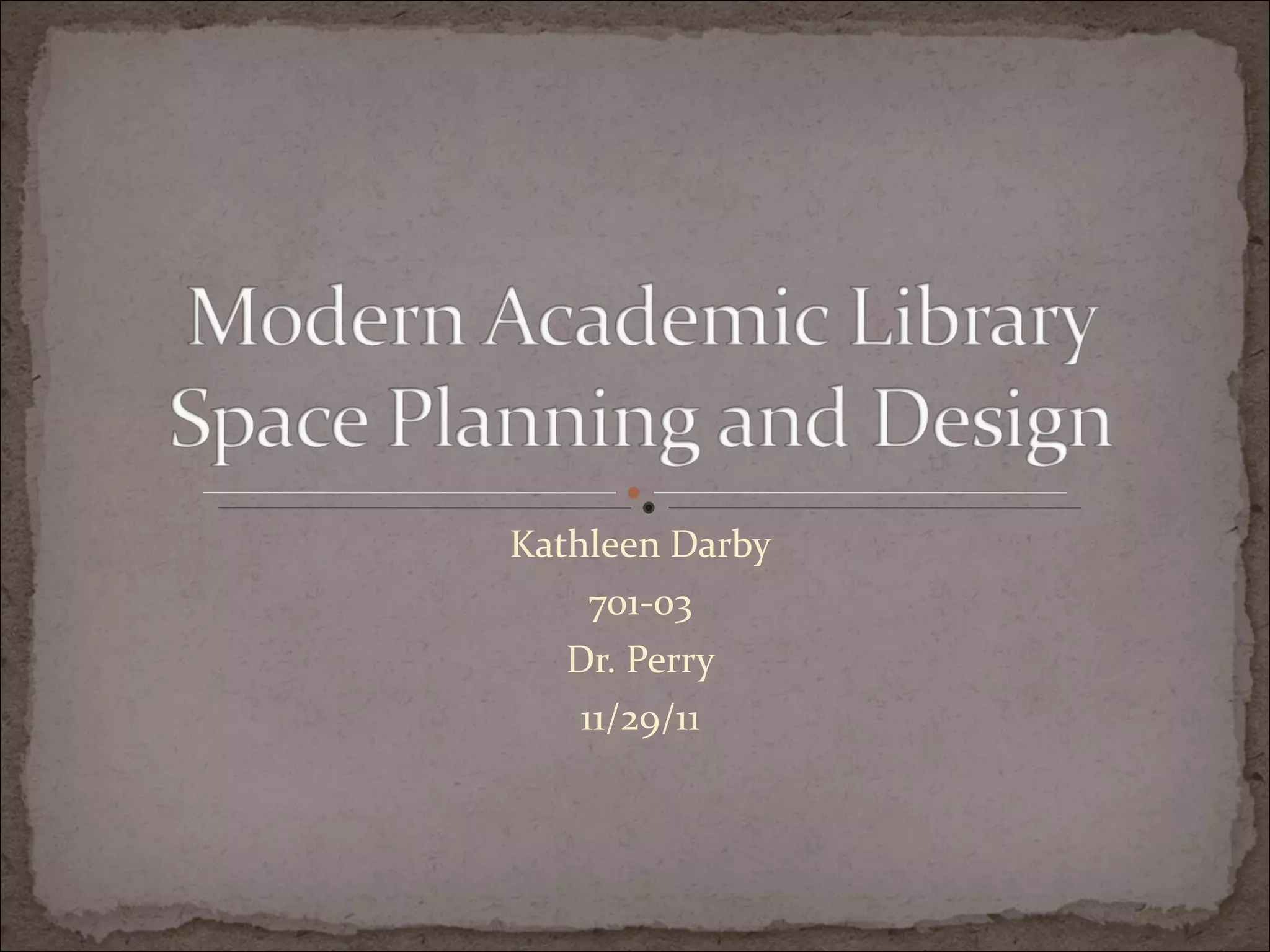 Modern academic library space planning and design presentation | PPT