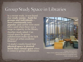 Modern academic library space planning and design presentation | PPT