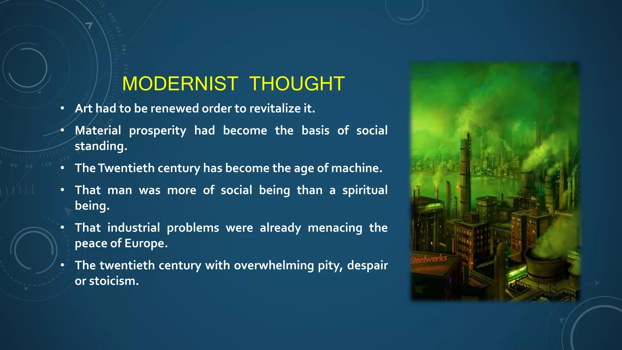 Modern age characteristics. | PPTX