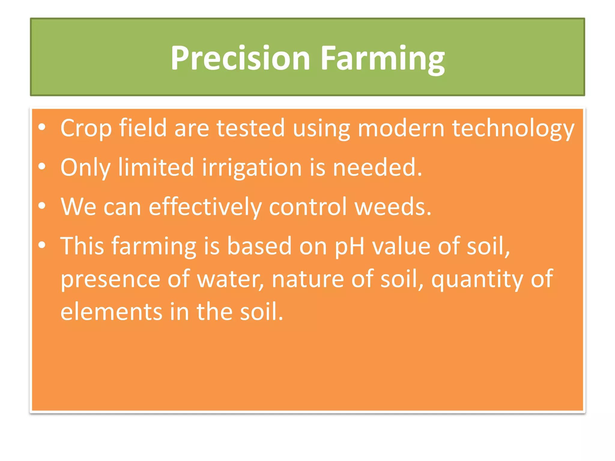 Modern agricultural practices | PPTX