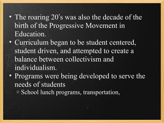 Modern American Education - Module 7 | PPT