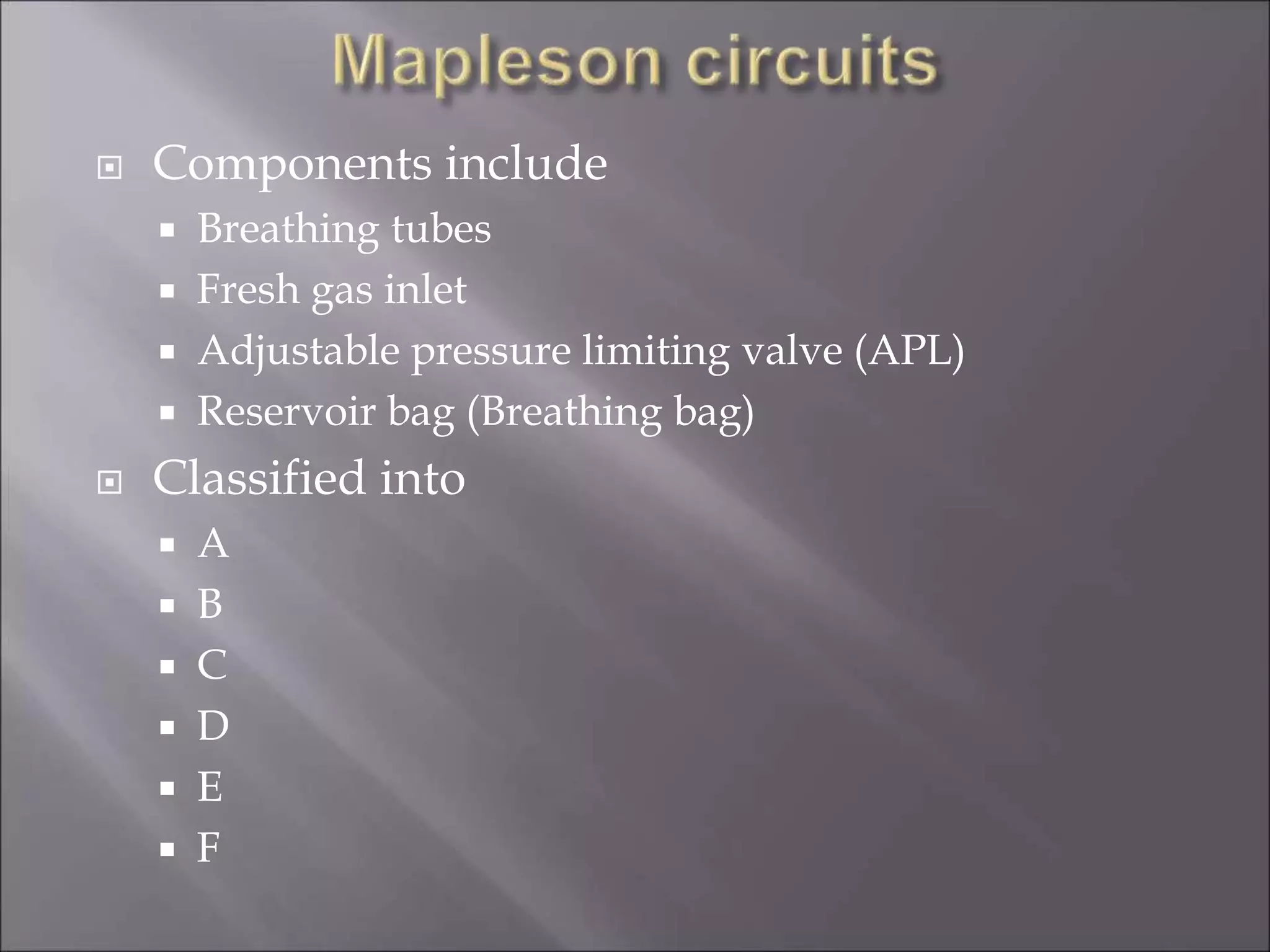 MODERN ANAESTHETIC MACHINE AND BREATHING CIRCUITS.ppt