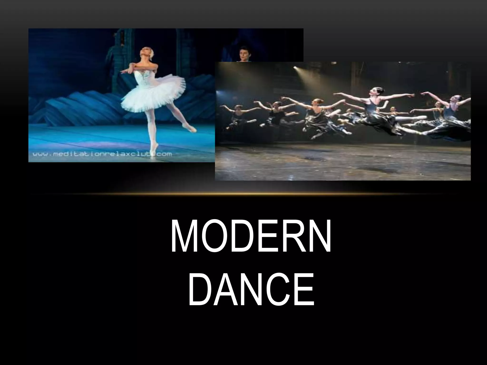 Modern and Contemporary dance | PPTX
