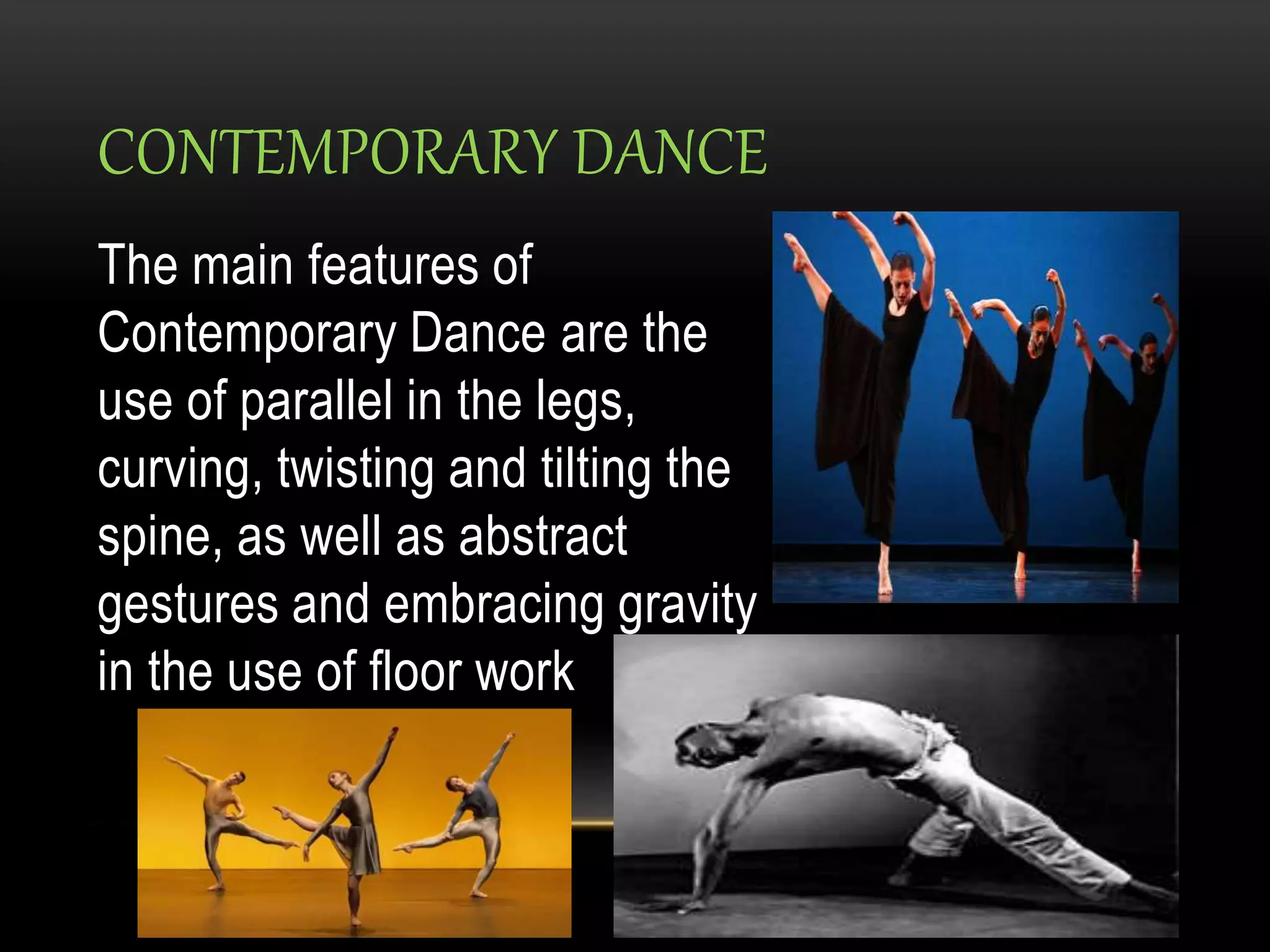Modern and Contemporary dance | PPTX