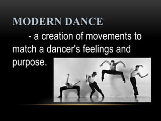 Modern and Contemporary dance | PPTX
