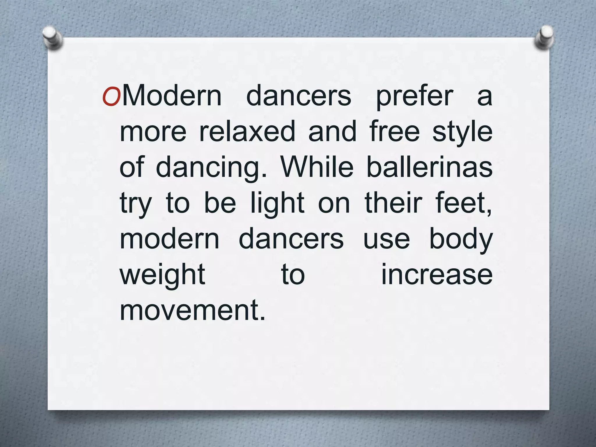 Modern and contemporary dance | PPTX