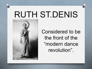 Modern and contemporary dance | PPTX