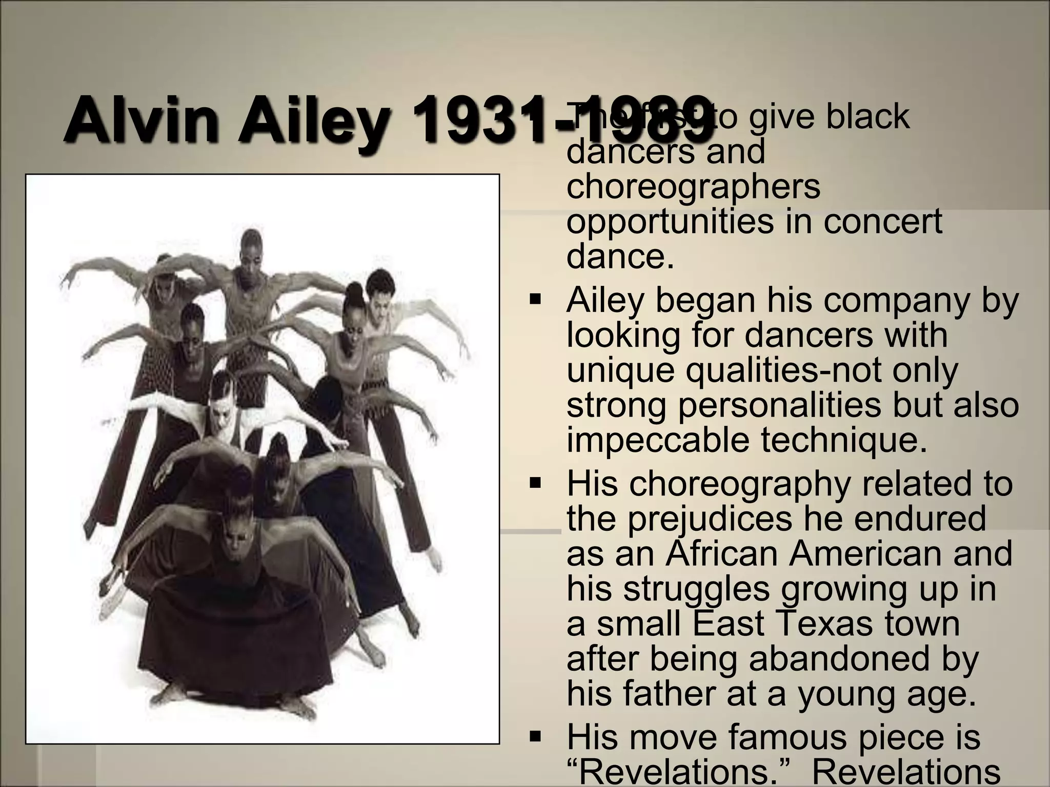 Modern and contemporary dance | PPT