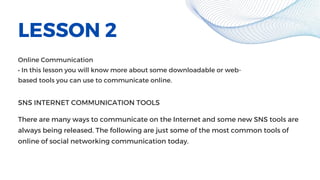 Computer 10 Lesson 2: Online Communication | PPT