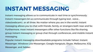 Computer 10 Lesson 2: Online Communication | PPTX