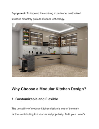 Modern and Stylish Modular Kitchen Design | PDF