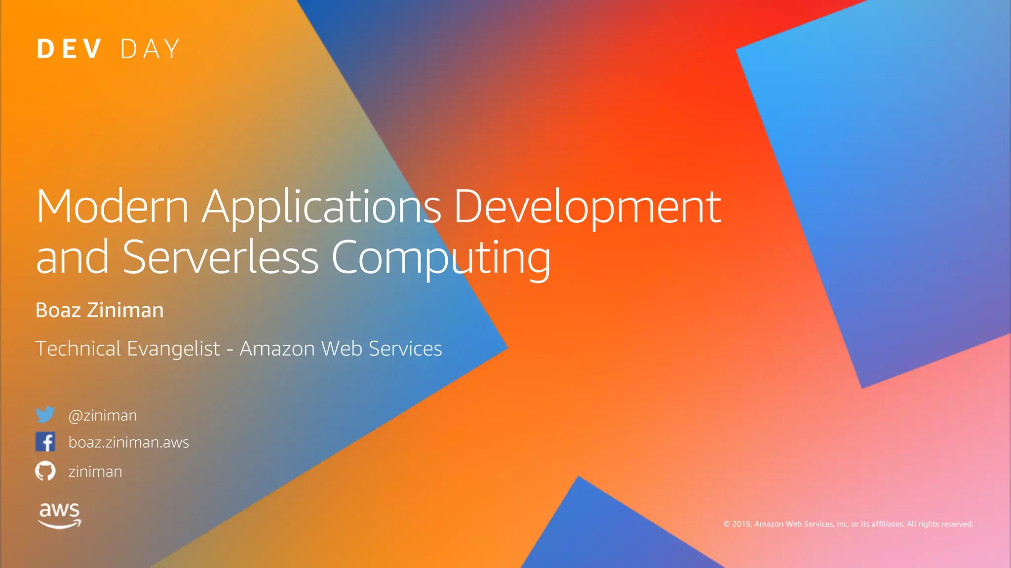 Modern Applications Development on AWS | PPT