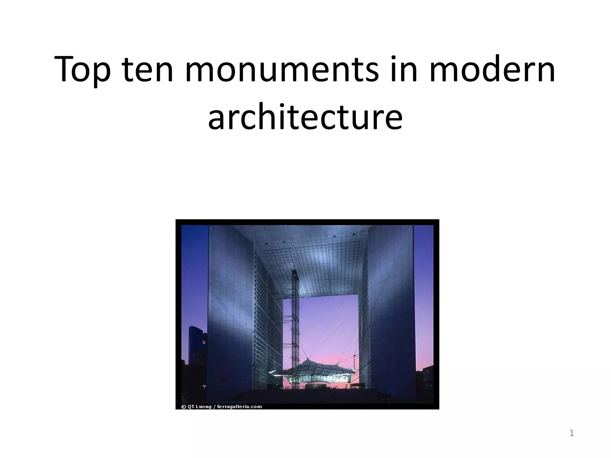 MODERN ARCHITECTURE.pptx