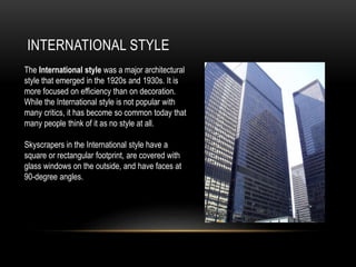 Modern architecture style | PPTX