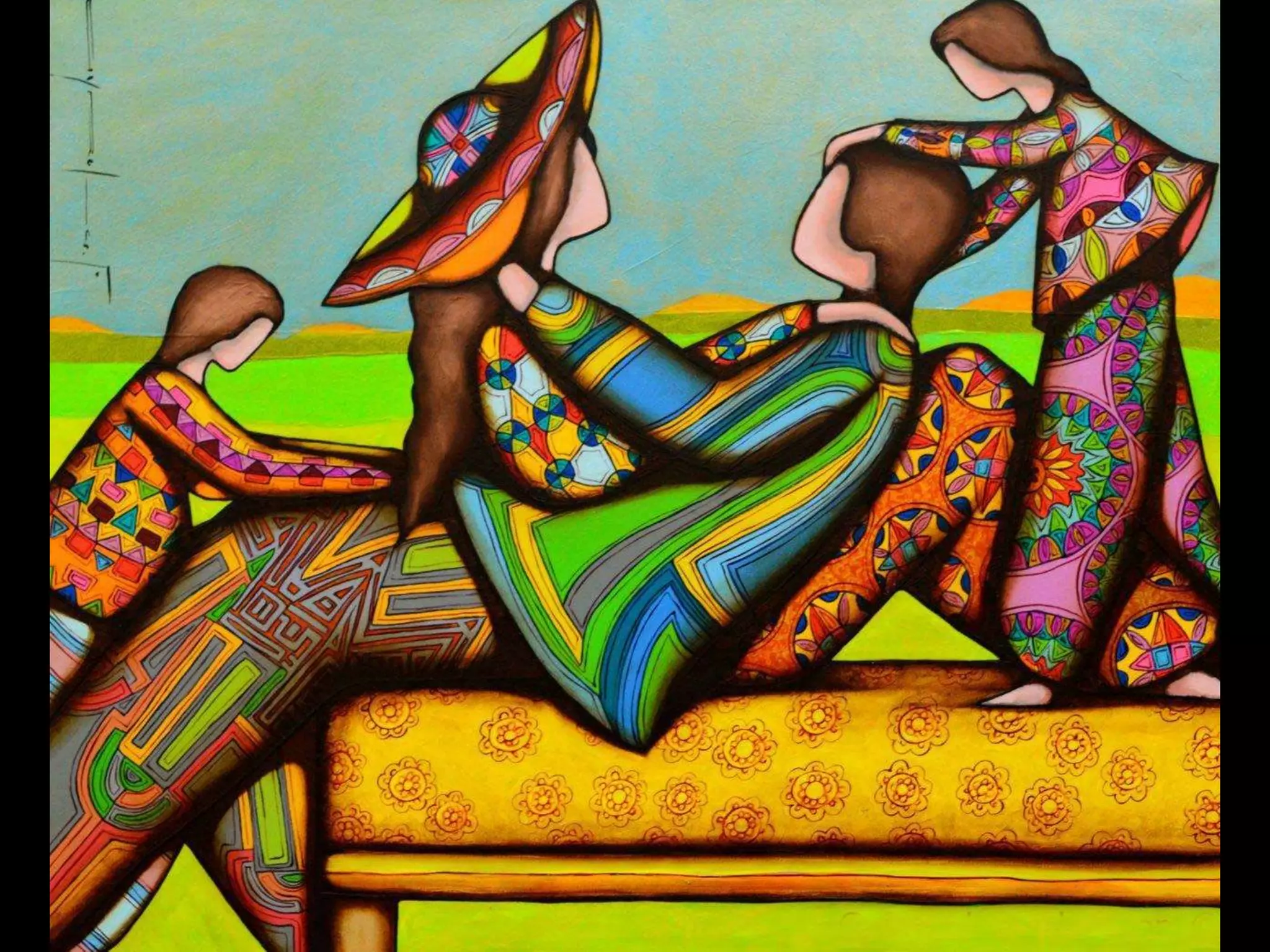 Modern Art by French Painter Franck Ayroles | PPT