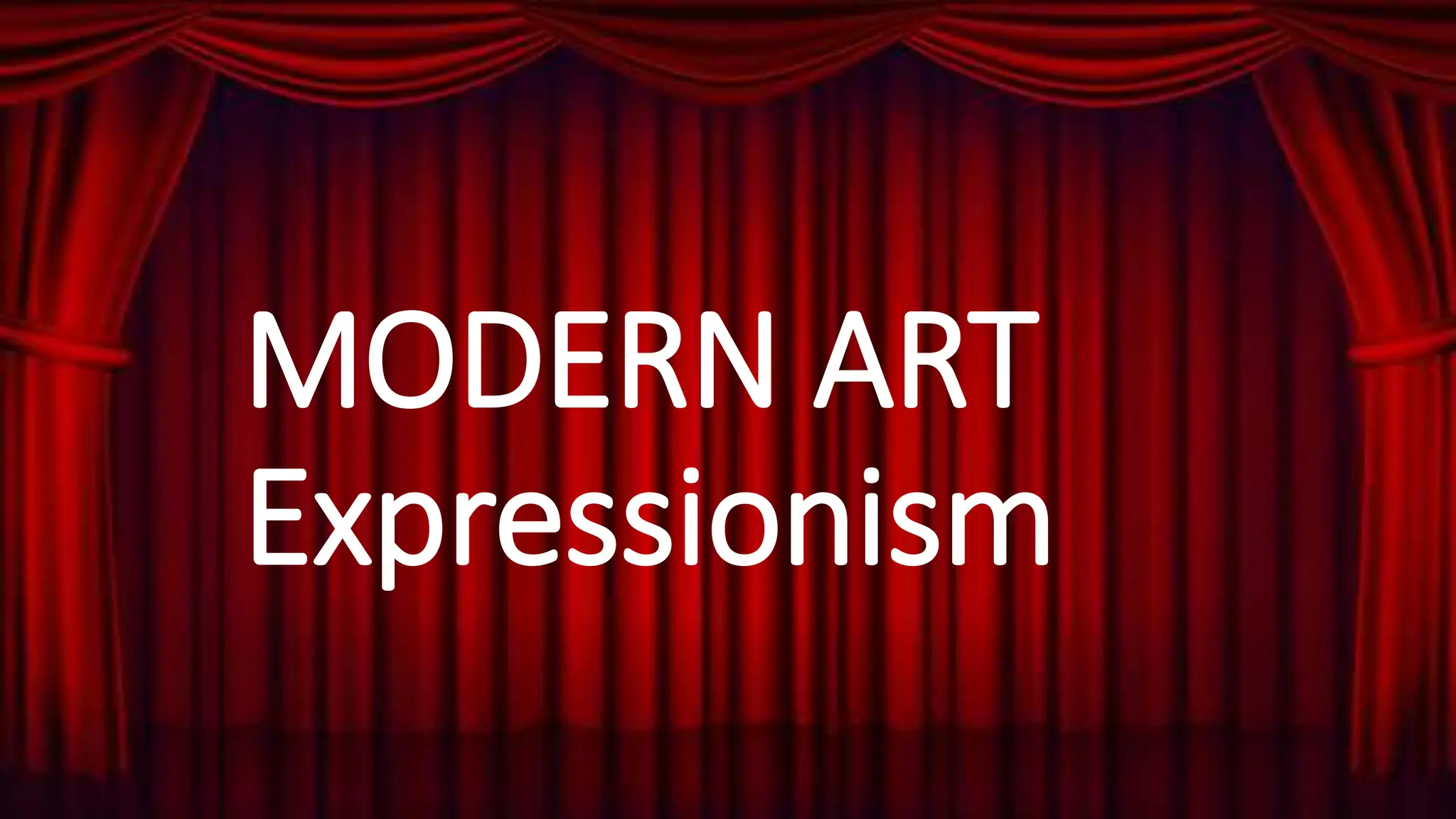 MODERN ART EXPRESSIONISM.pptx
