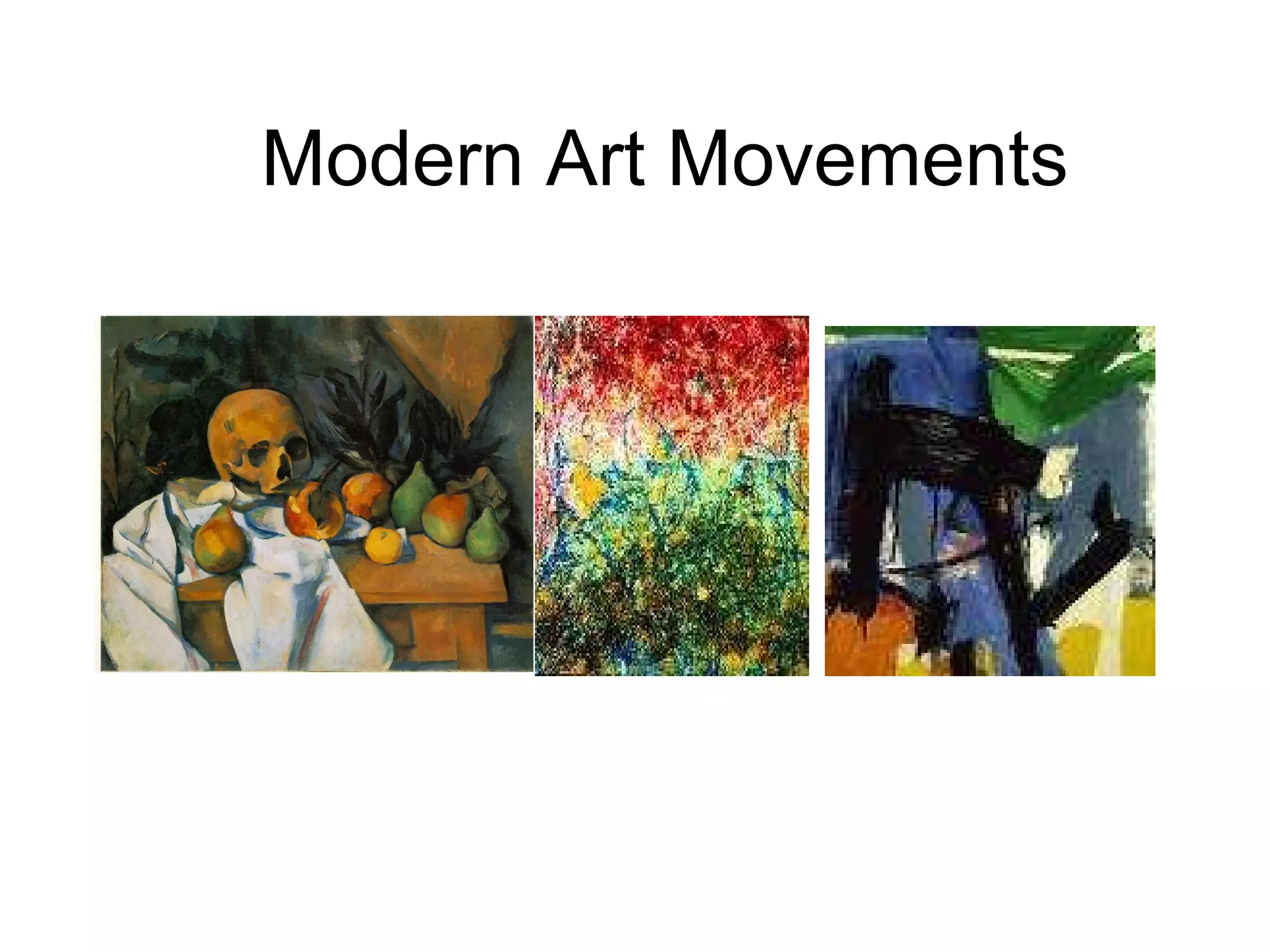 Modern art movements | PPT