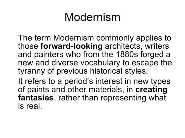 Modern art movements | PPT