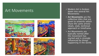 Modern art movements: Impressionism | PPTX