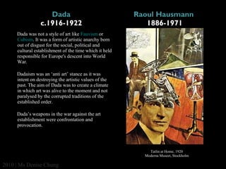 Modern+art+timeline | PPT | Painting | Arts and Crafts