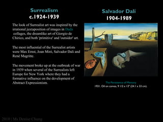 Modern+art+timeline | PPT | Painting | Arts and Crafts