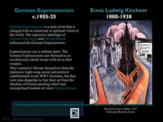 Modern+art+timeline | PPT | Painting | Arts and Crafts