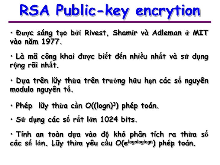 Modern Asymmetric Cipher