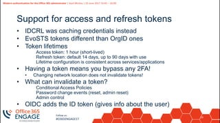O365Engage17 - Modern authentication for the office 365 administrator | PDF