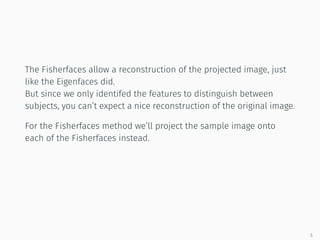 Fisherfaces Face Recognition Algorithm | PDF