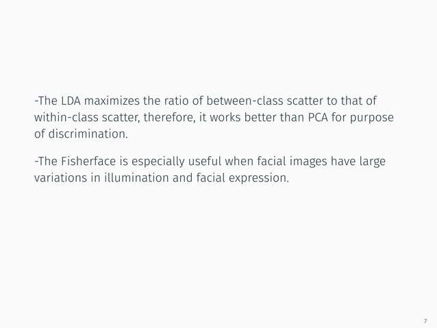 Fisherfaces Face Recognition Algorithm | PPT
