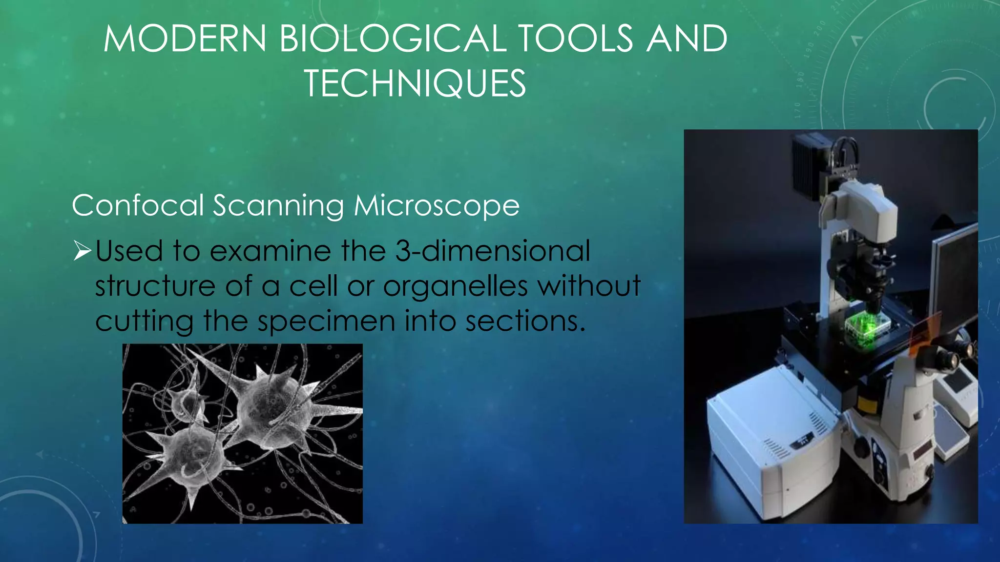 Modern Biological Tools and Techniques | PPTX | Biological Sciences ...