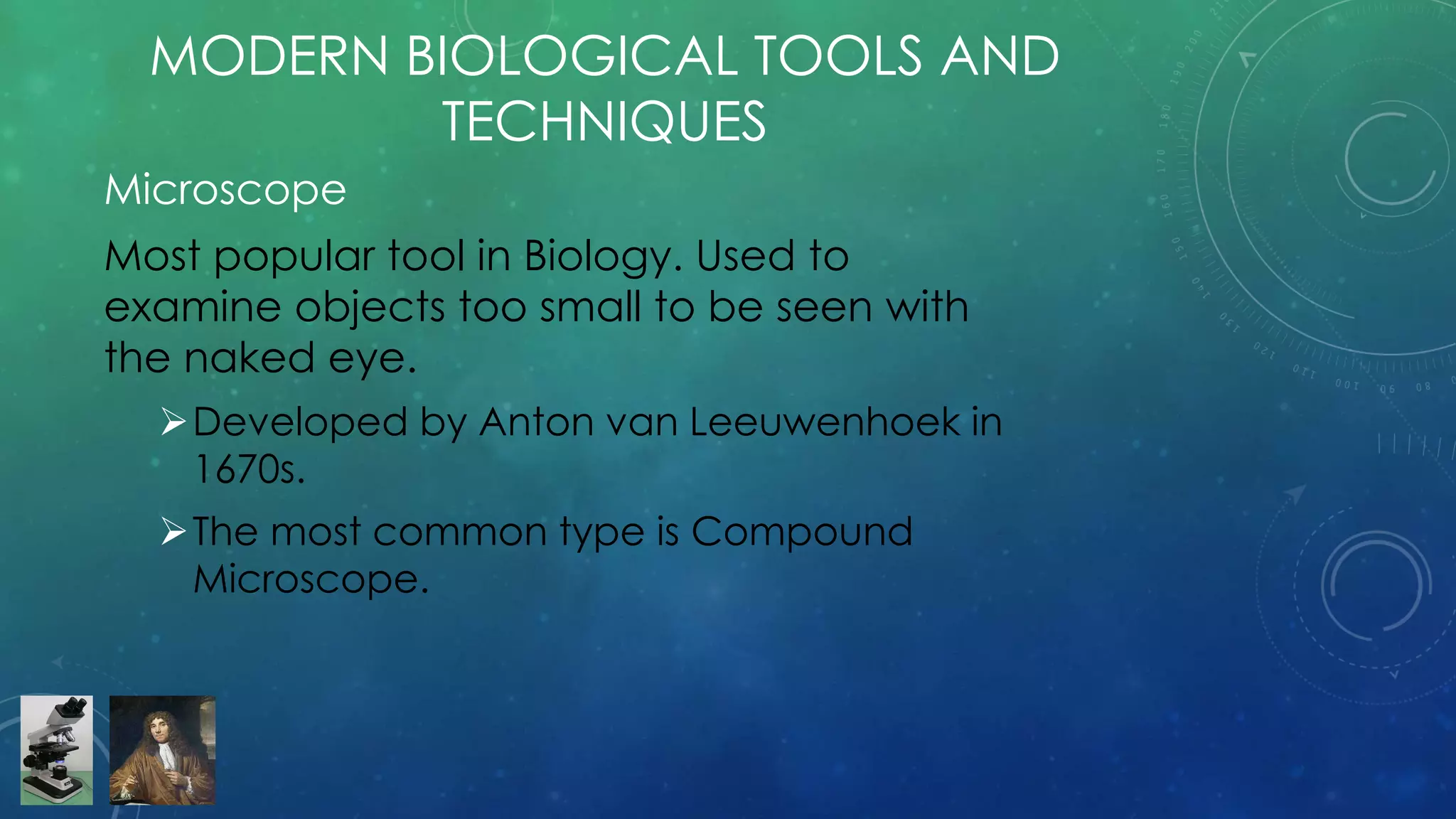 Modern Biological Tools and Techniques | PPTX