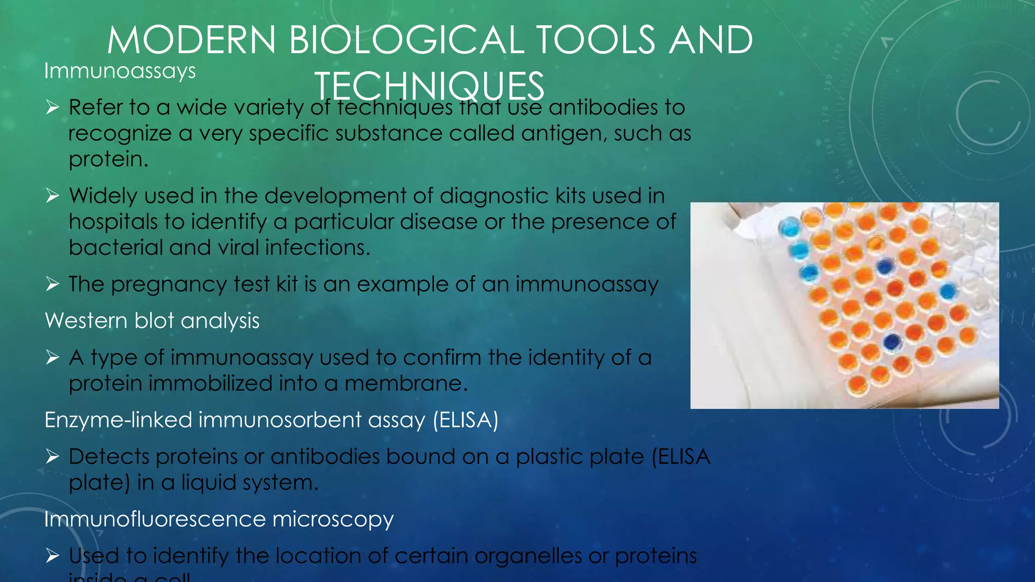 Modern Biological Tools and Techniques | PPTX