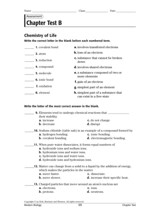 Modern Biology. Chapter Tests with Answer Key General and Advanced (3).pdf