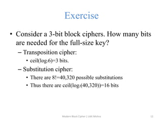 Modern block cipher | PPTX