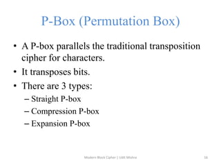 Modern block cipher | PPTX
