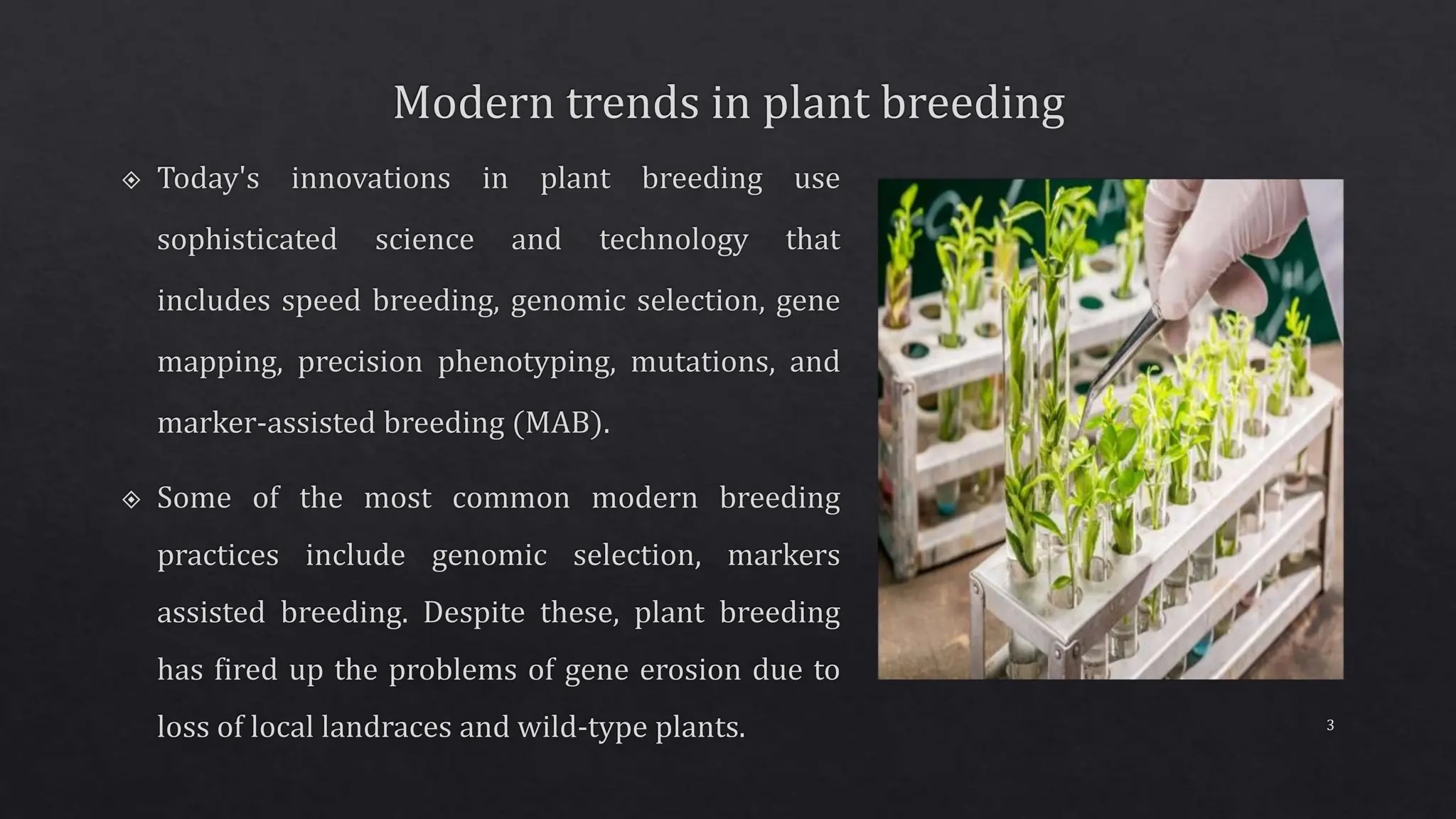 MODERN BREEDING METHODS (GENETICS).pptx.. | PPTX