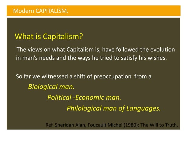 Modern Capitalism | PPT