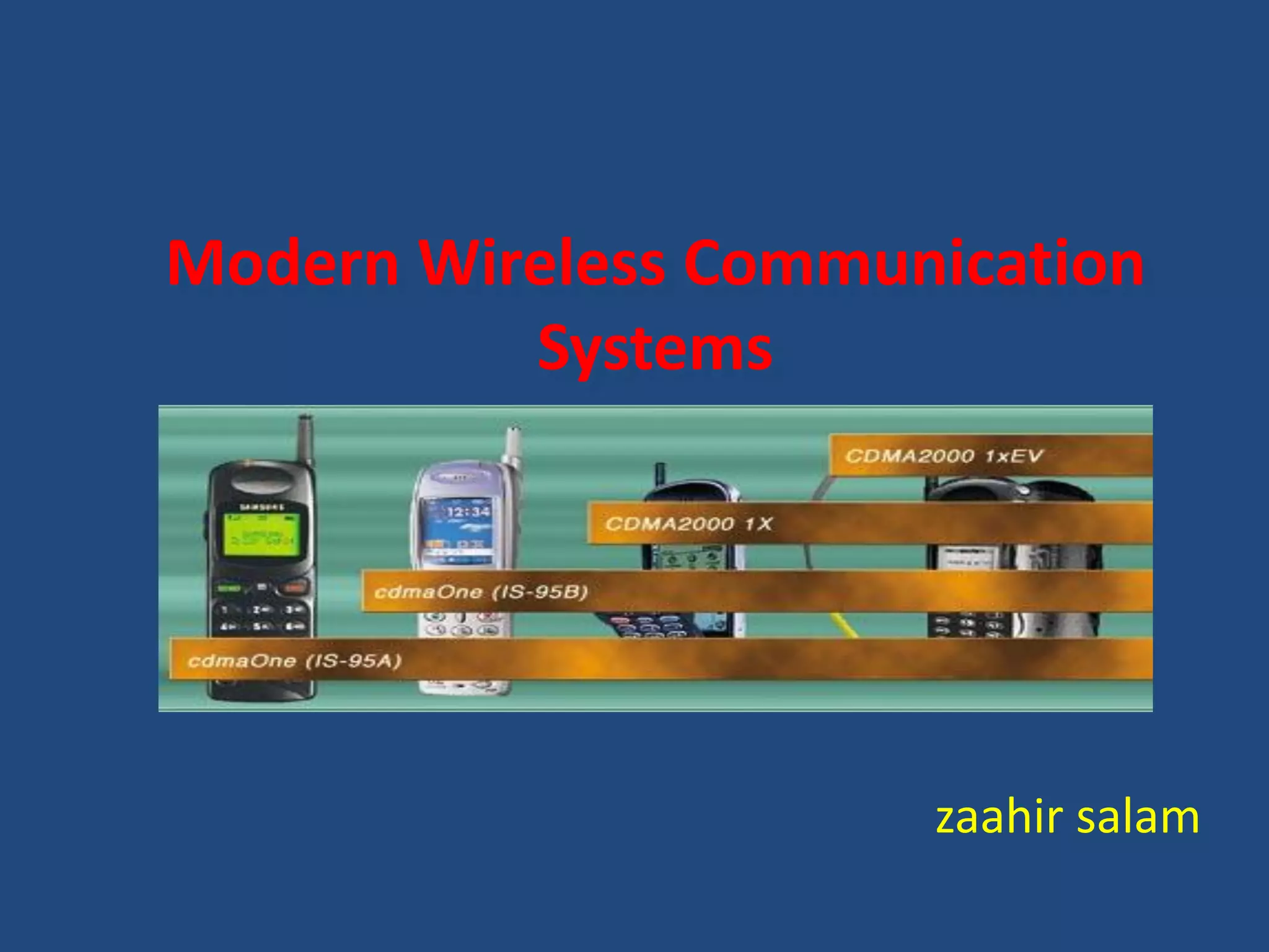 Modern cellular communication | PPT