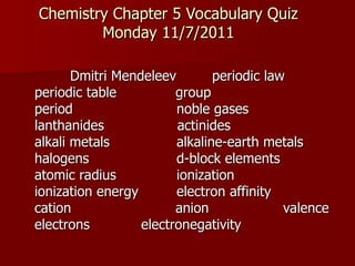 Modern Chemistry Chapter 5 Holt McDougal.ppt
