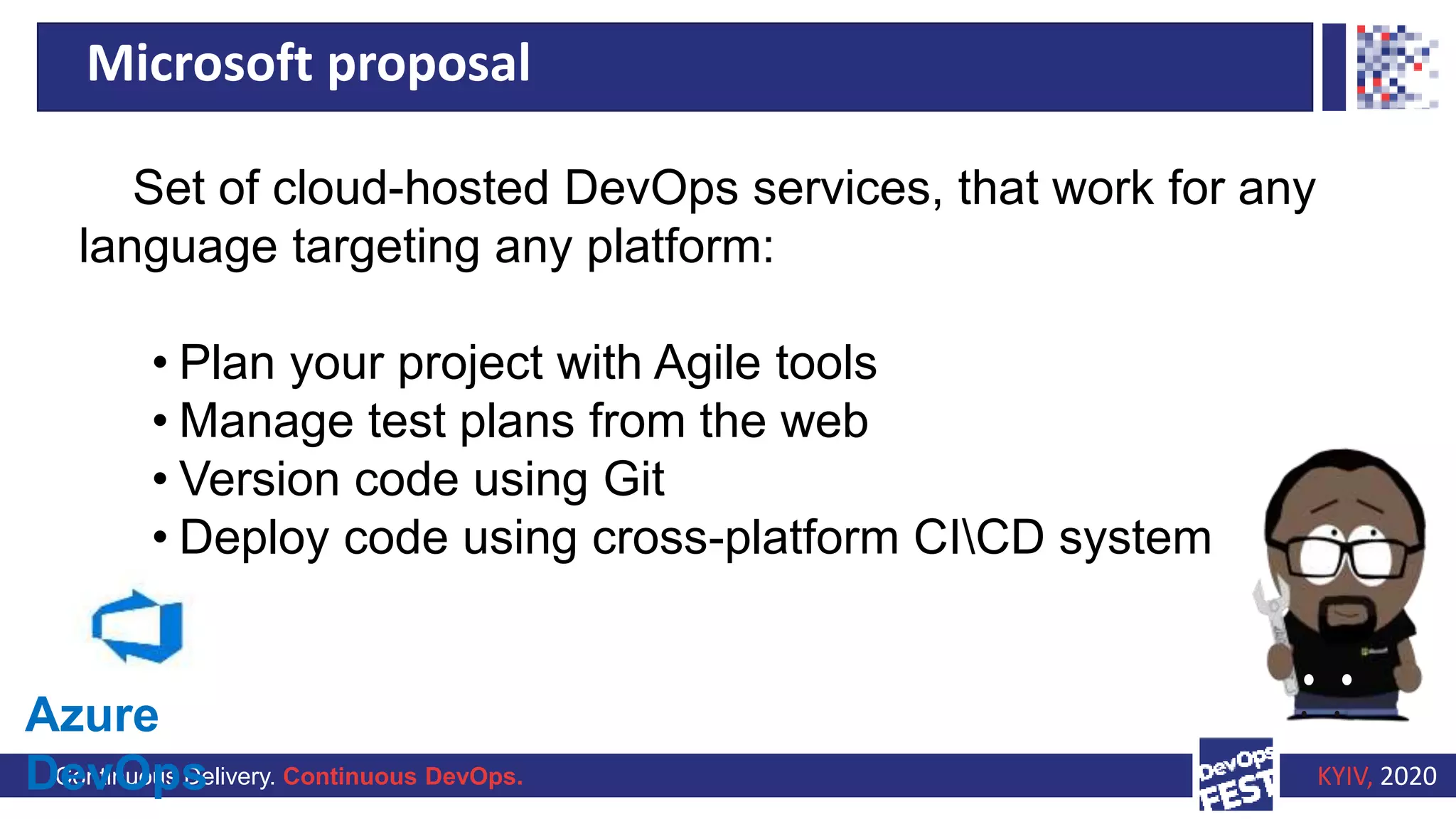 DevOps Fest 2020. Сергей Абаничев. Modern CI\CD pipeline with Azure DevOps | PPT