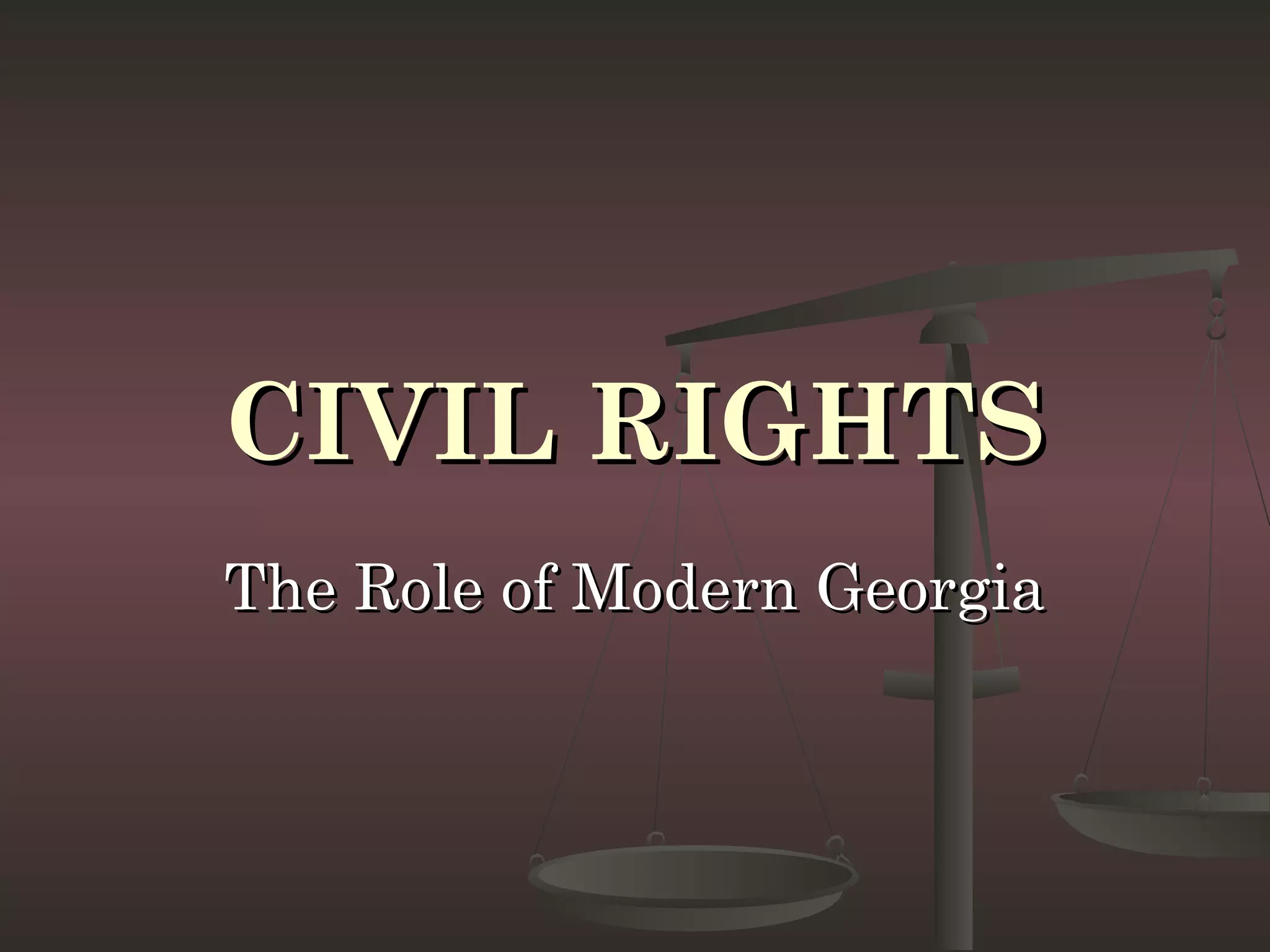 Modern civil rights 2013 | PPT