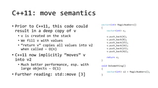 Modern C++ Lunch and Learn | PPTX