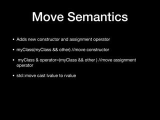 Modern c++ Memory Management | PPT