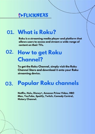 Best Guide to Get a Roku Channel | PDF