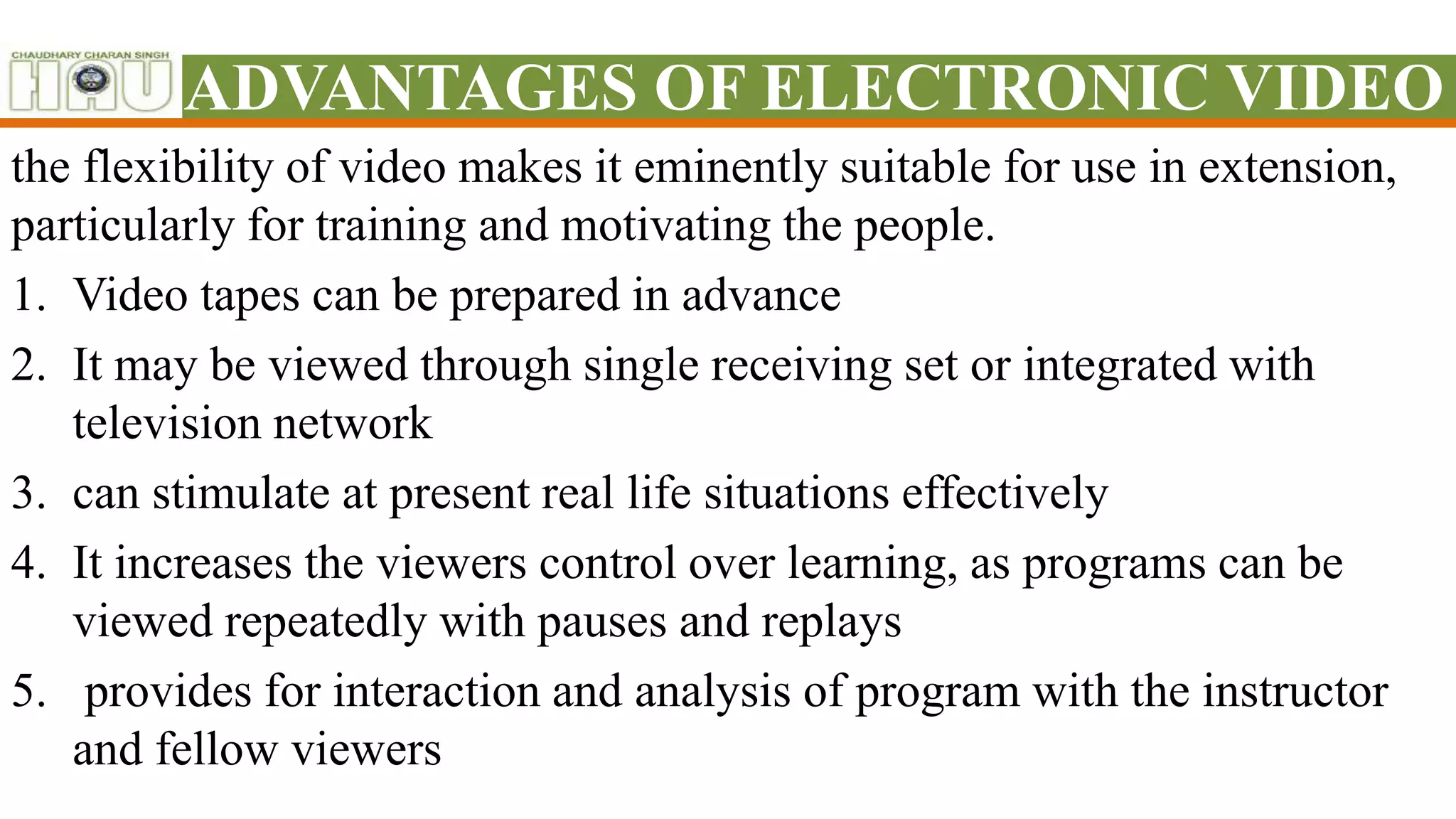 Modern communication media – Electronic video, Tele Text, Tele ...