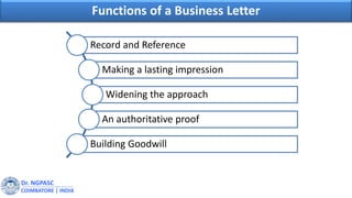 Modern communication methods, Business Letters - Need and Functions | PPT
