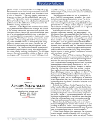 Modern Communication Technology And The Open Meetings Act | PDF